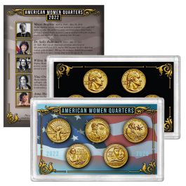 2022 24K Gold Plated American Women Quarters