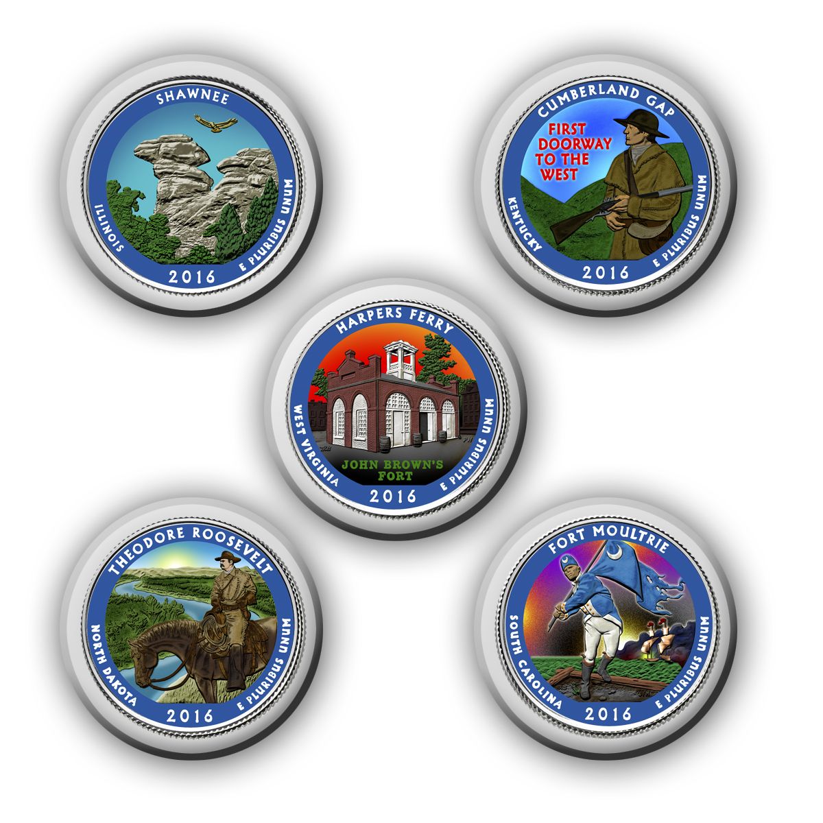 2016 America the Beautiful® National Parks Set - Colorized
