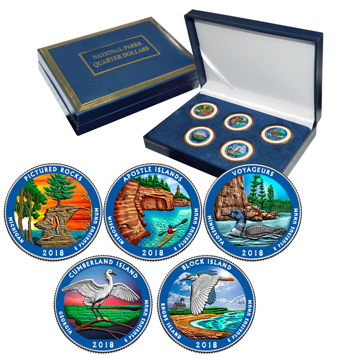 2018 America the Beautiful® National Parks Set - Colorized