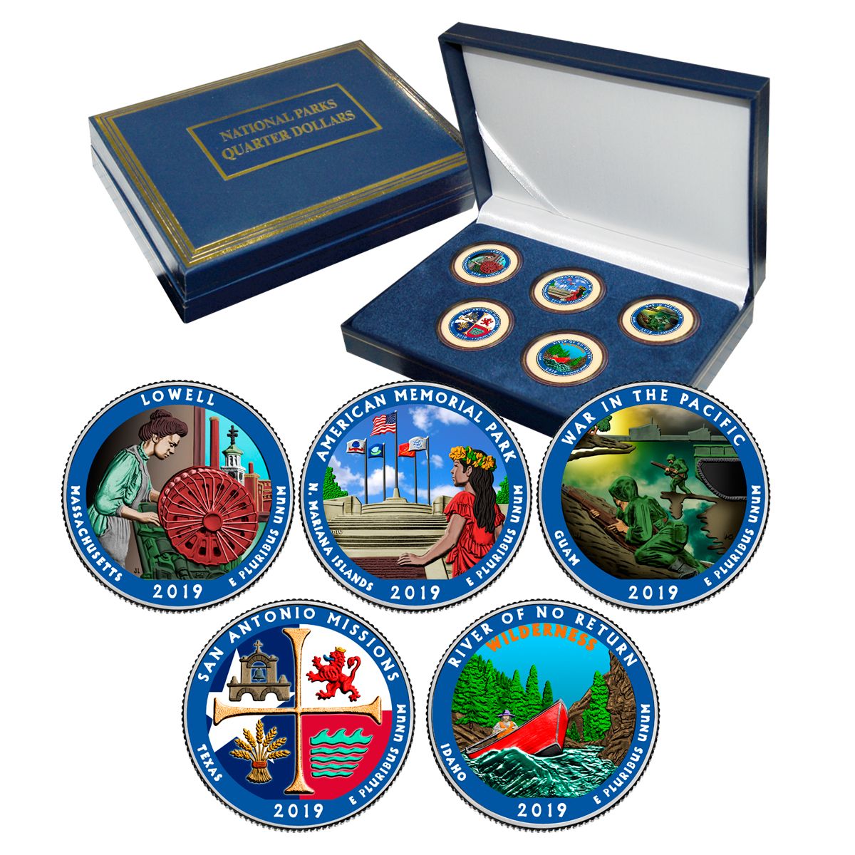 2019 AMERICA THE BEAUTIFUL® NATIONAL PARKS SET - COLORIZED
