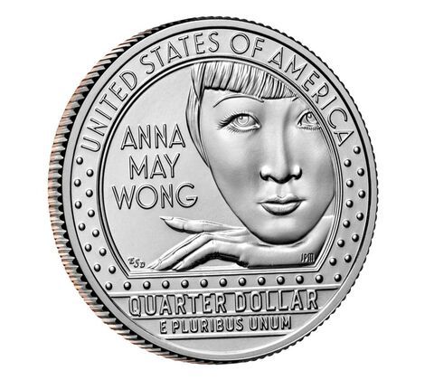 2022 P & D Anna May Wong AMERICAN WOMEN WASHINGTON QUARTERS MINT ROLLS