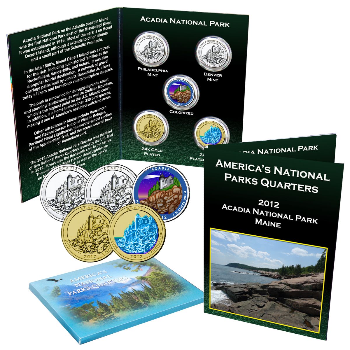 America the Beautiful® National Parks 5 Piece Quarter Maine
