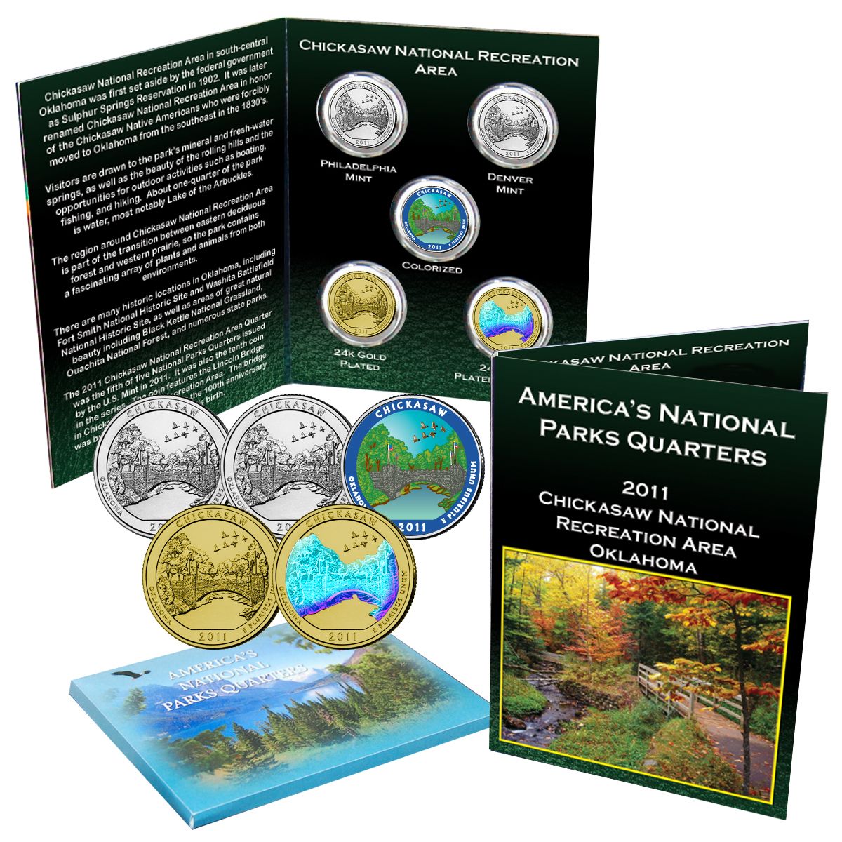 America the Beautiful® National Parks 5 Piece Quarter Oklahoma