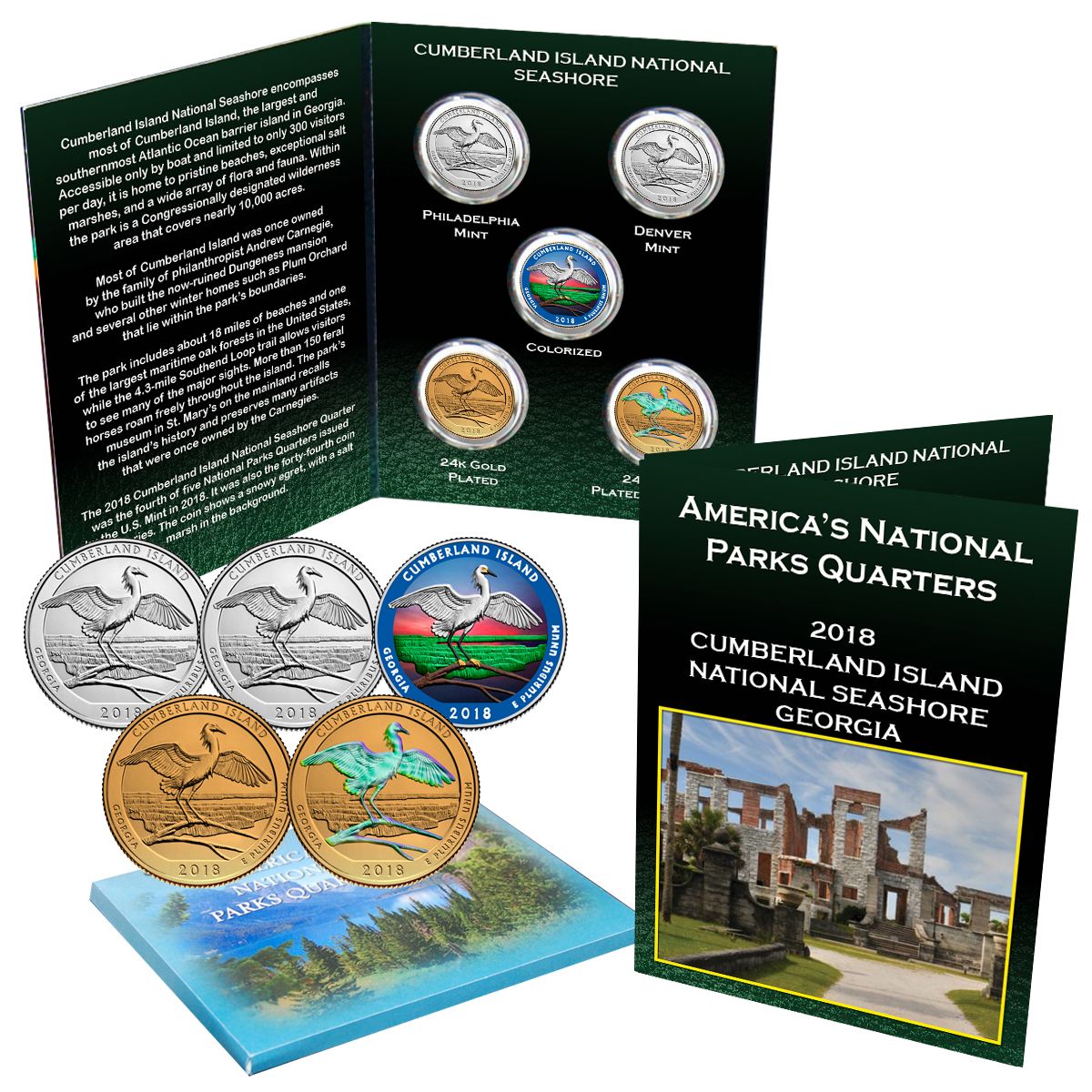 America the Beautiful® National Parks 5 Piece Quarter Georgia