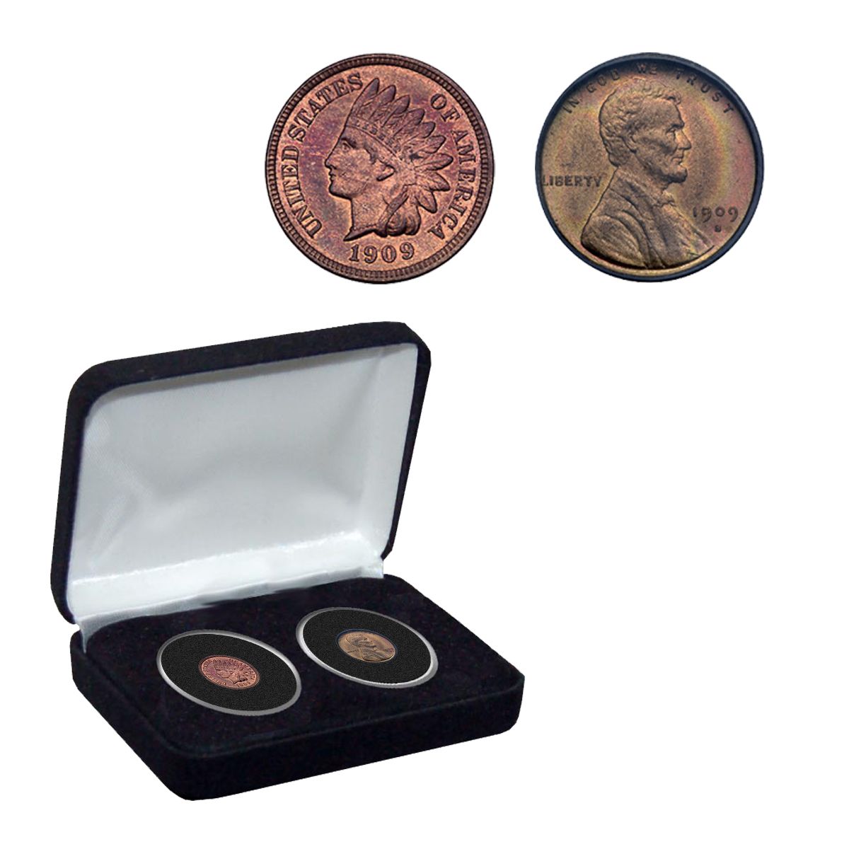 Double Dated Pennies - 1909
