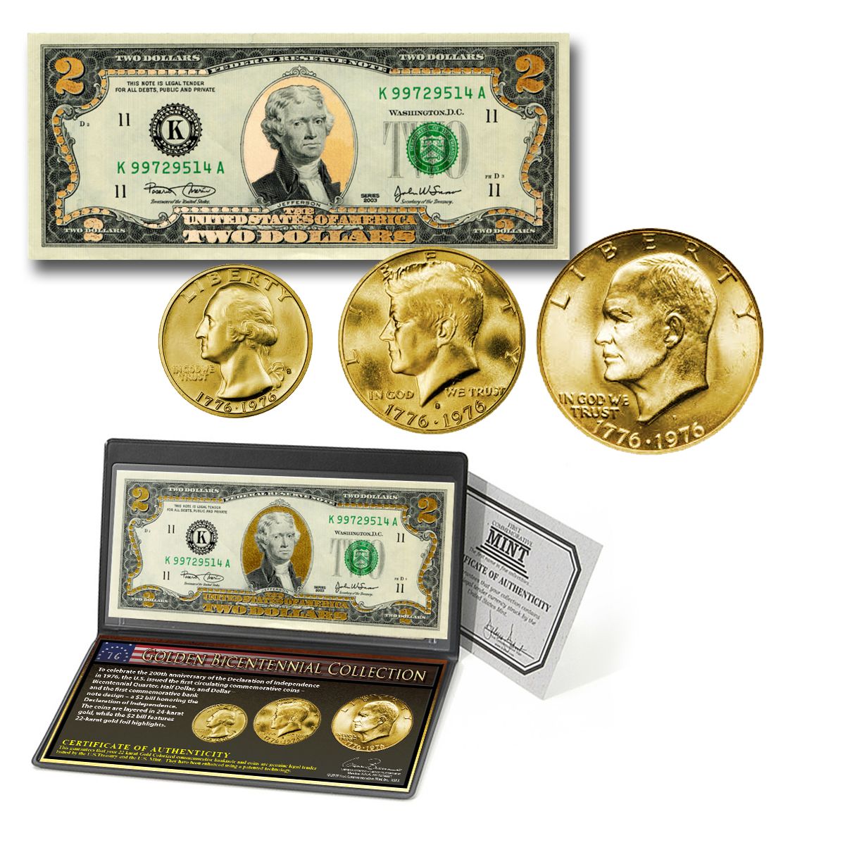 United States Bicentennial Coinage United States Of 1976 Bicentennial