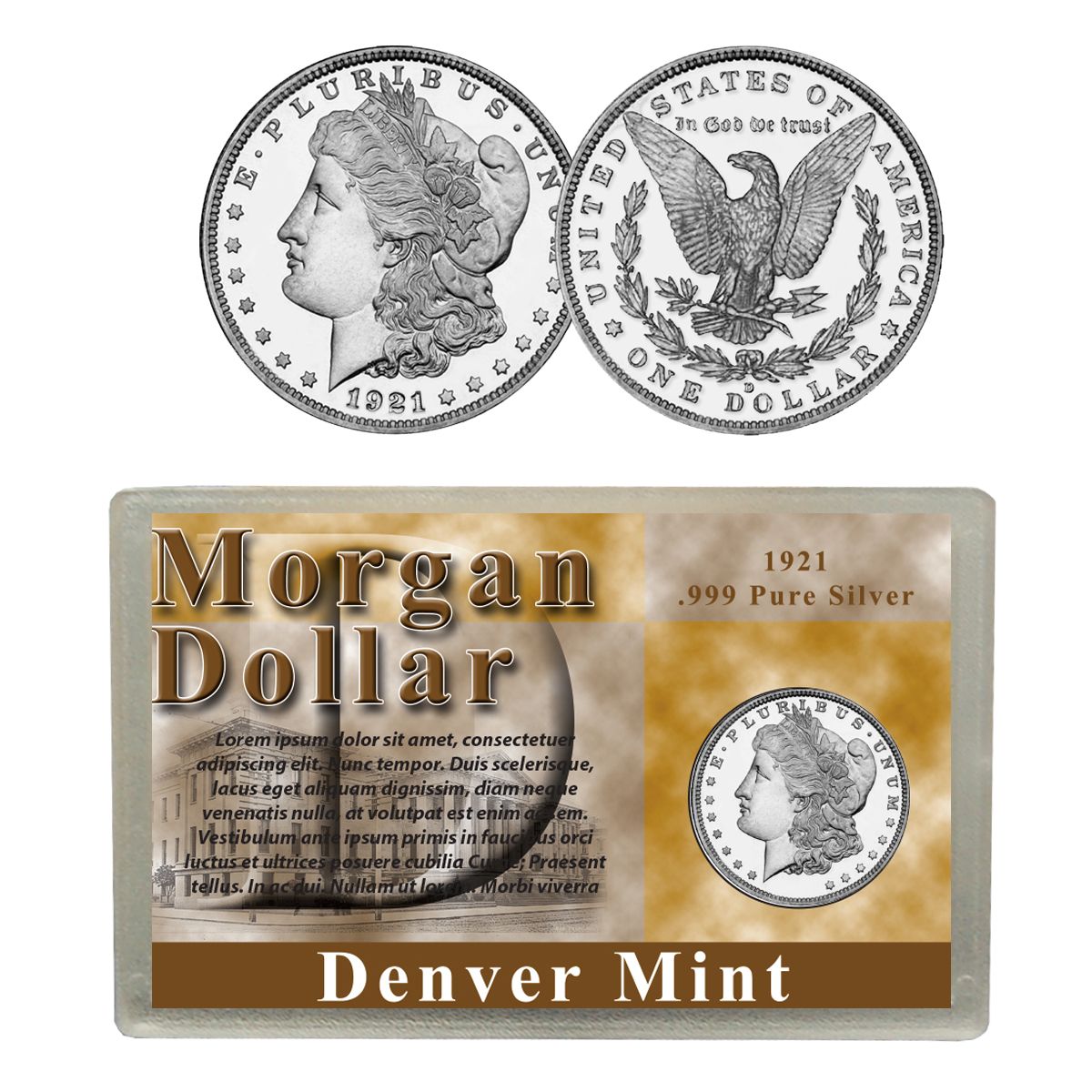 Denver Mint Morgan Silver Dollar