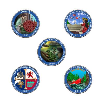 2019 AMERICA THE BEAUTIFUL® NATIONAL PARKS SET - COLORIZED