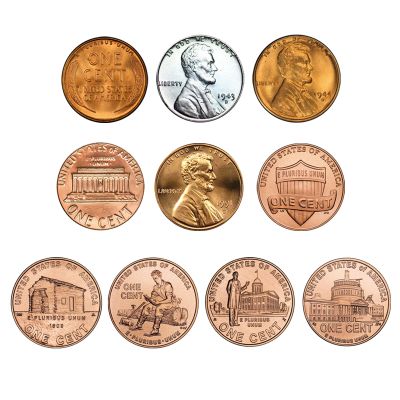 Lincoln One Cent Type Set