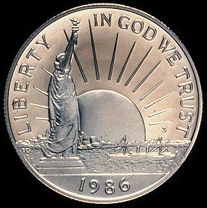 1986 Statue of Liberty Half Dollar